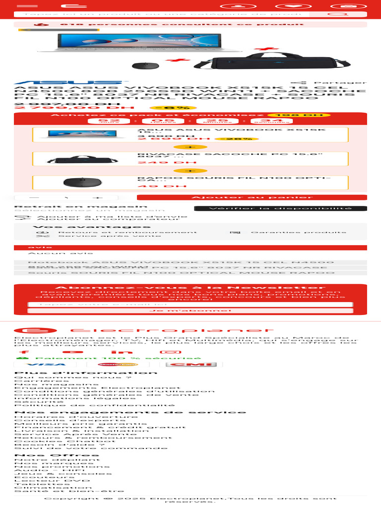 Pack ASUS VivoBook X515K et accessoires | PDF | Électronique grand ...