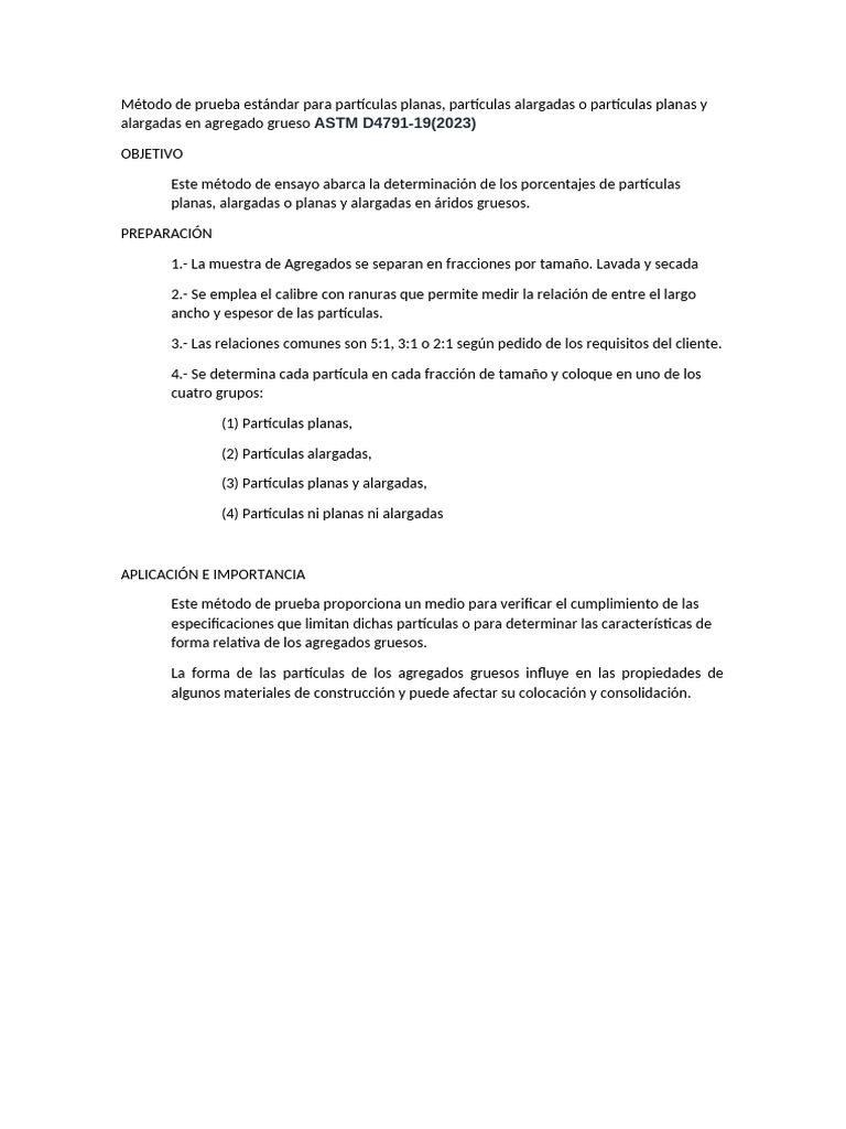 Resumen para Video Chatas y Alargadas | PDF