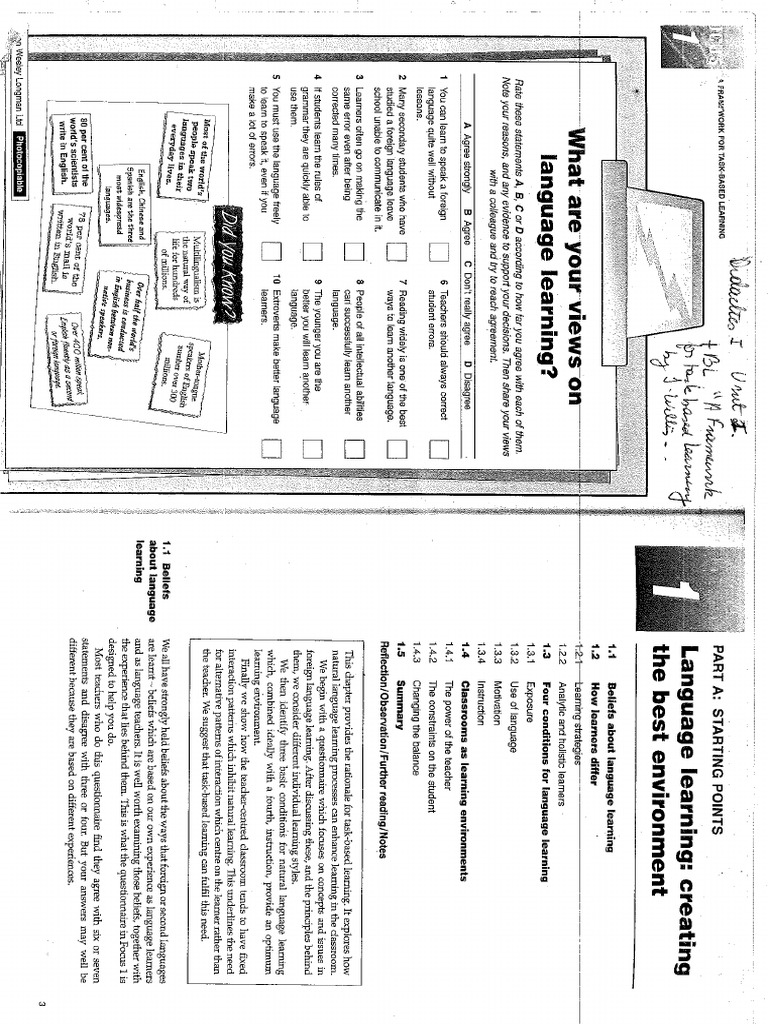 Task Based Learning | PDF