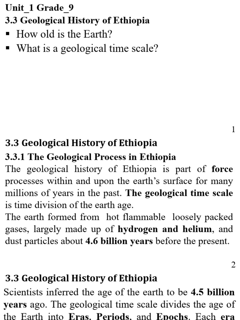 Geo G9&G10 U1 | PDF | Continent | Geologic Time Scale