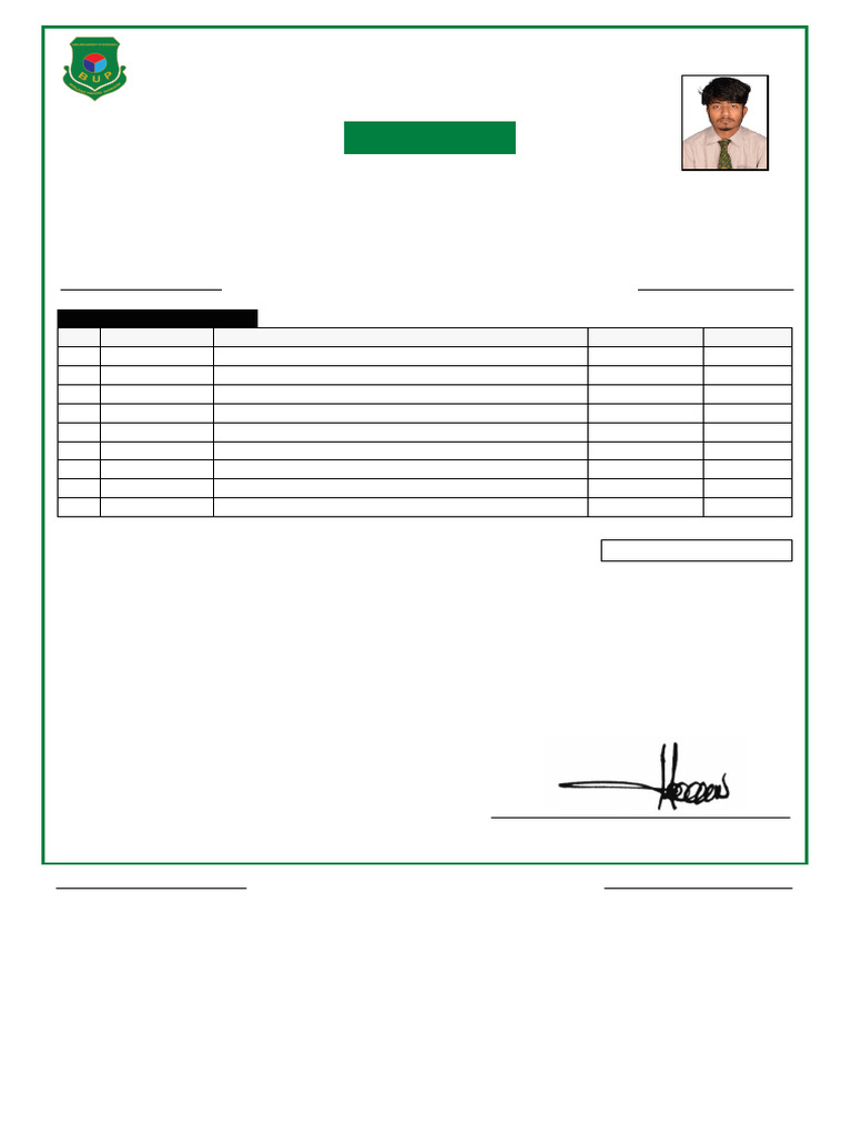 Admit Card (1) | PDF | Bangladesh
