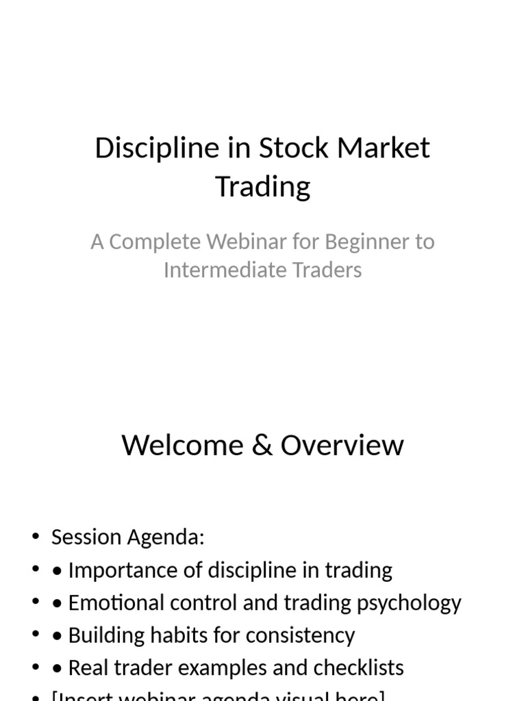 Mastering Discipline in Trading | PDF | Risk | Psychology