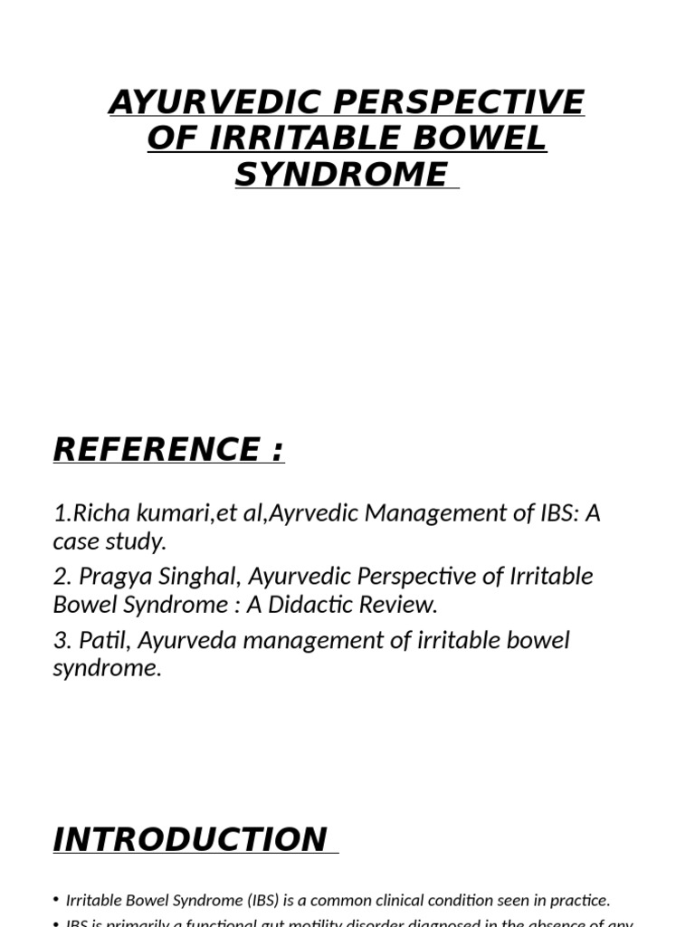 IBS Presentation (21-40) 2021 Batch | PDF | Irritable Bowel Syndrome ...