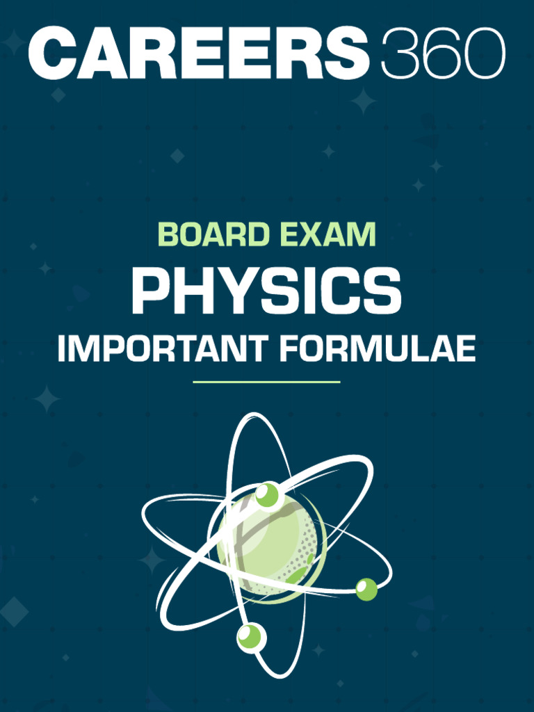 Class 12 Physics Formula Sheet_1763474019403 | PDF | Force ...