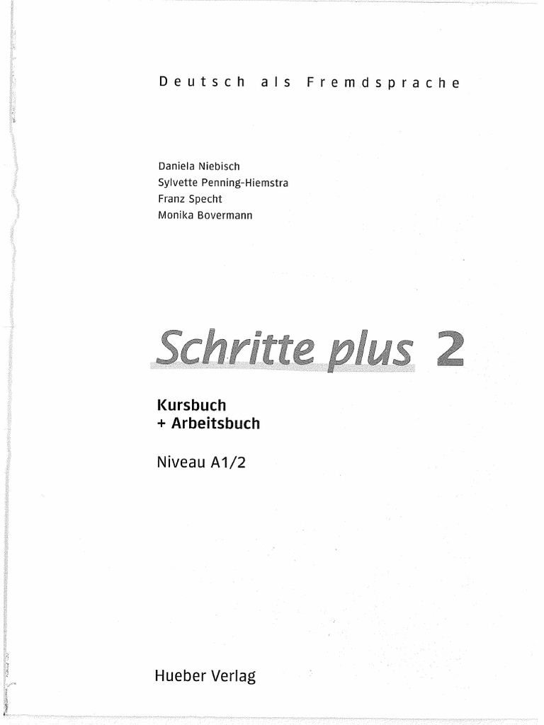 Schritte Plus 2 | PDF
