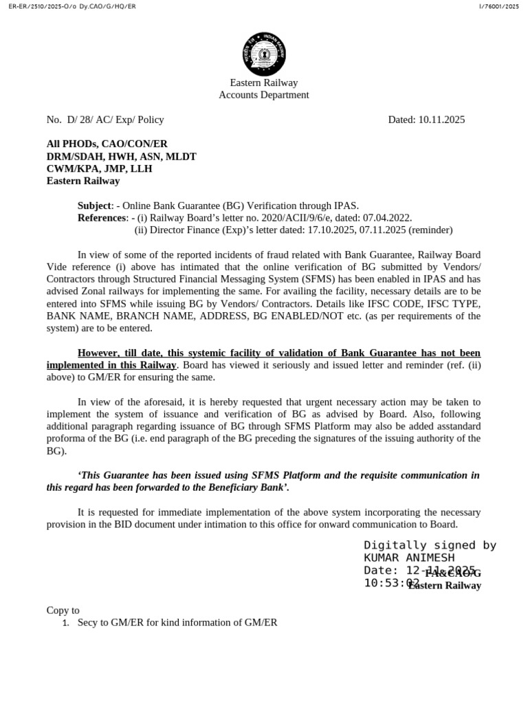 Instructions On BG Bond Creation and Verification | PDF