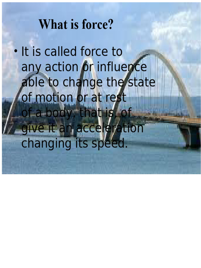 Physics of Bridges | PDF | Force | Bridge