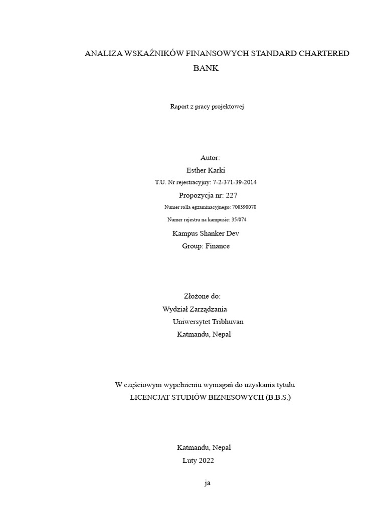 Projekt Końcowy BBS | PDF