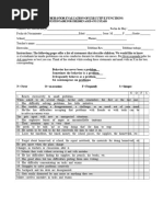 SNAP-IV ADHD Rating Scale Form | PDF