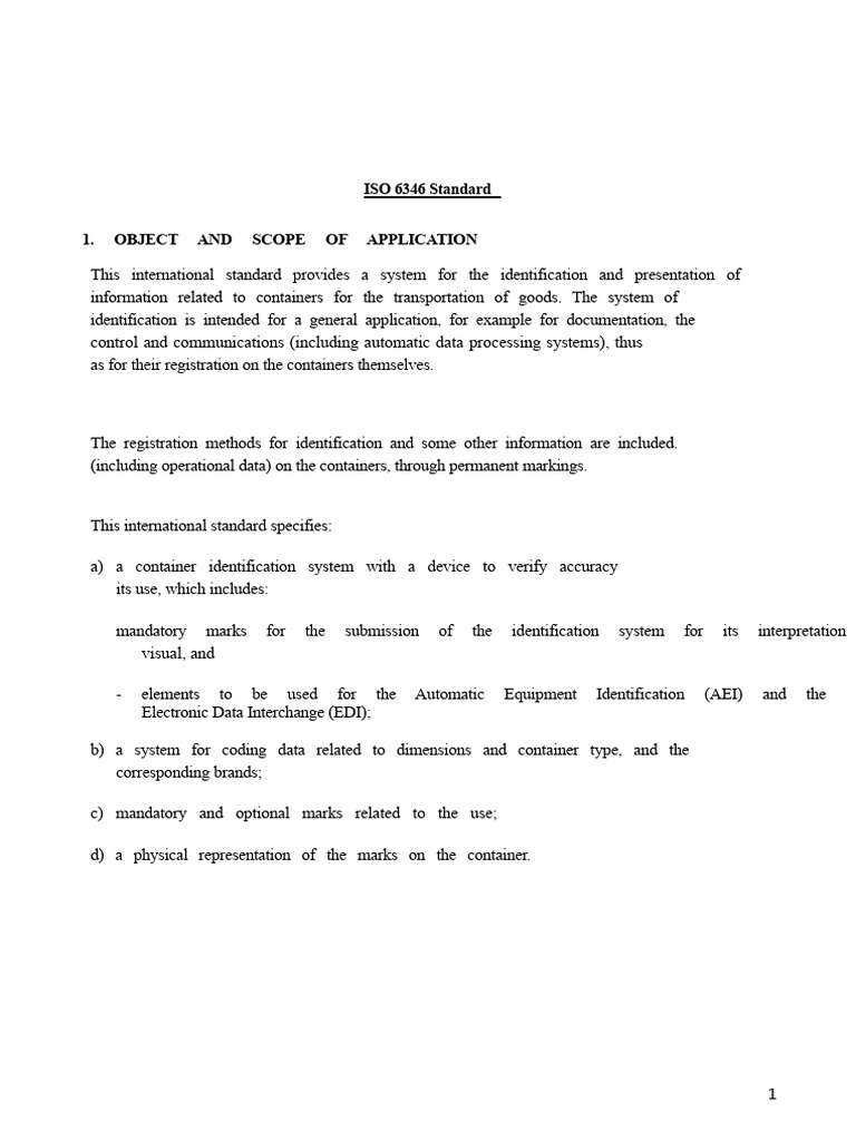ISO-6346 | PDF