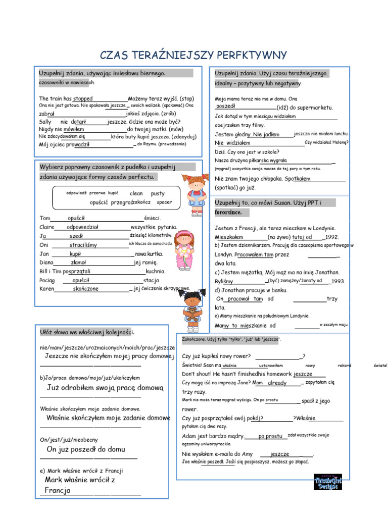 Czas Present Perfect | PDF