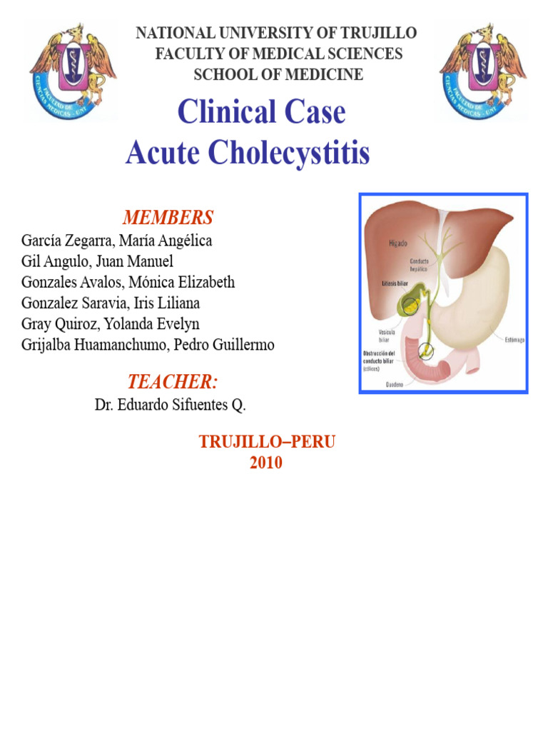 Acute Cholecystitis Clinical Case Study | PDF | Opioid | Anesthesia