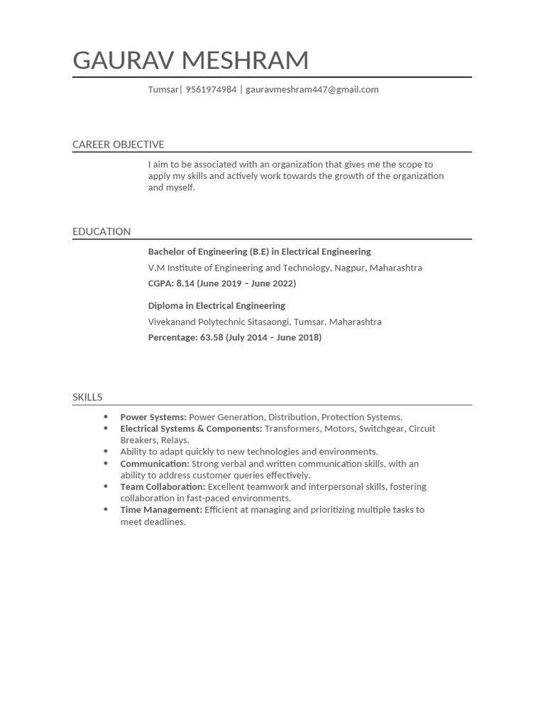 Gaurav - Docx 1 | PDF
