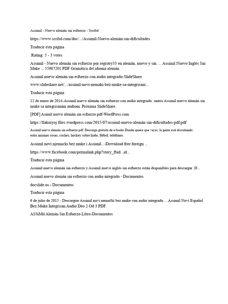 Assimil | PDF
