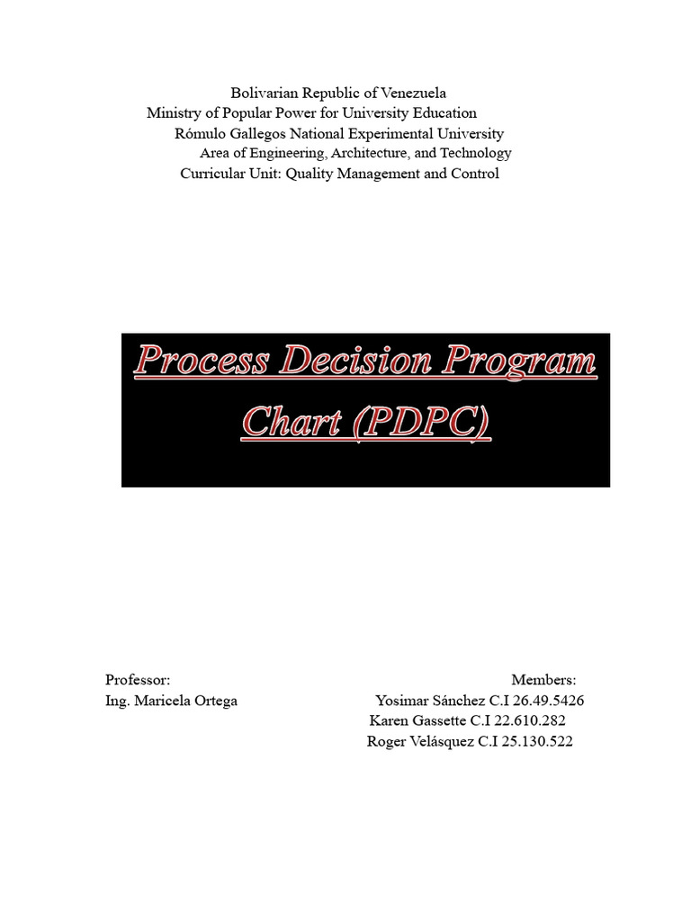 PDPC Quality Control | PDF