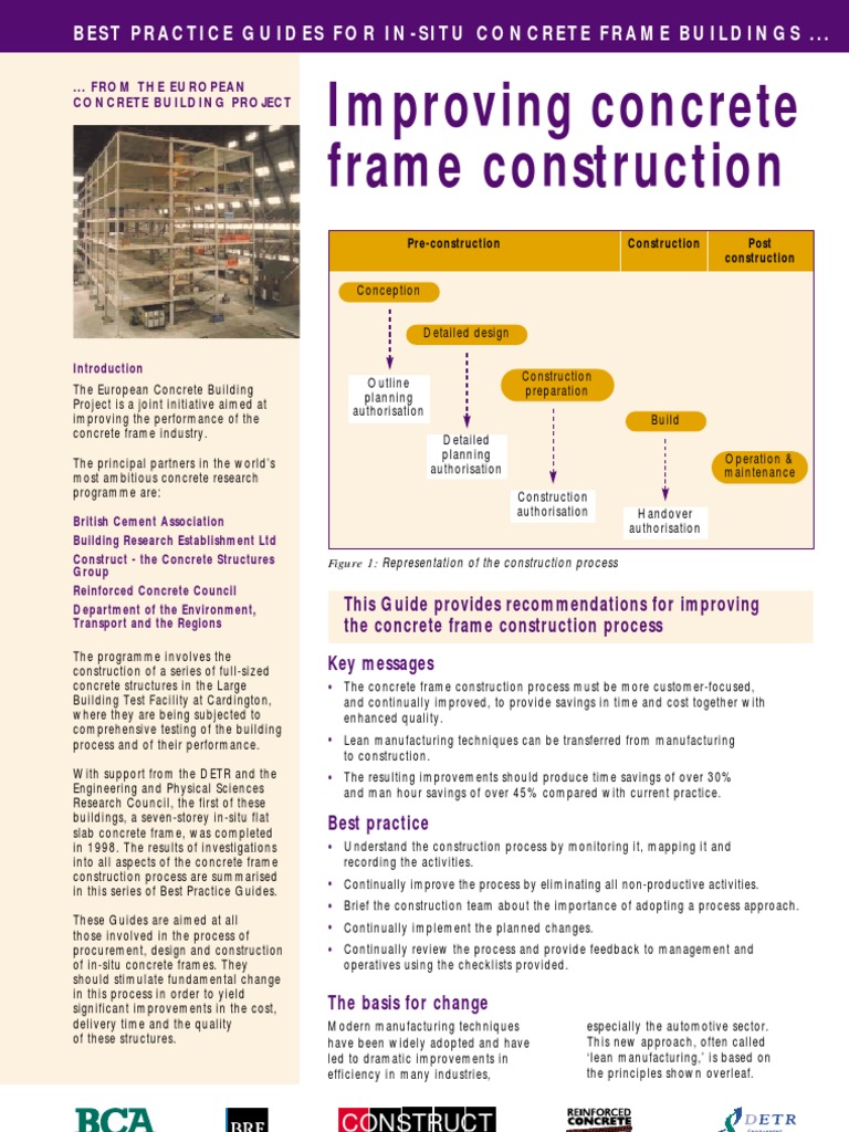 1 - Improving Concrete Frame Construction | PDF