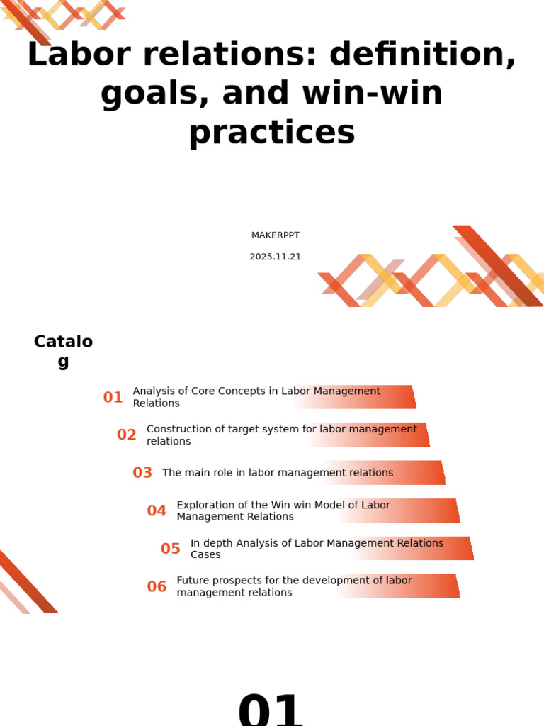 Labor Relations: Definition, Goals, and Win-Win Practices: Makerppt ...
