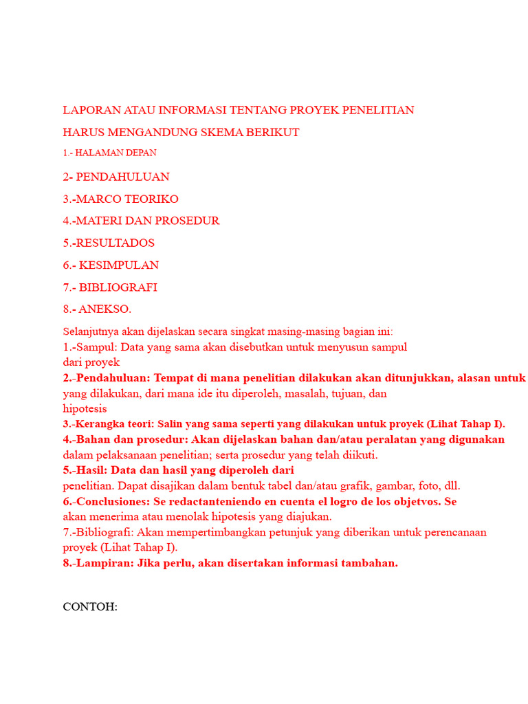 Contoh Laporan Proyek Dan Stand | PDF