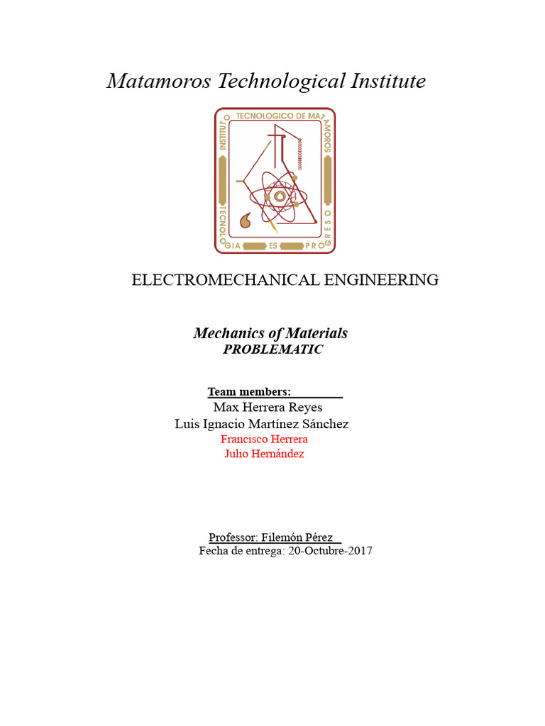 Unit 3 Problem Set | PDF | Stress (Mechanics) | Composite Material