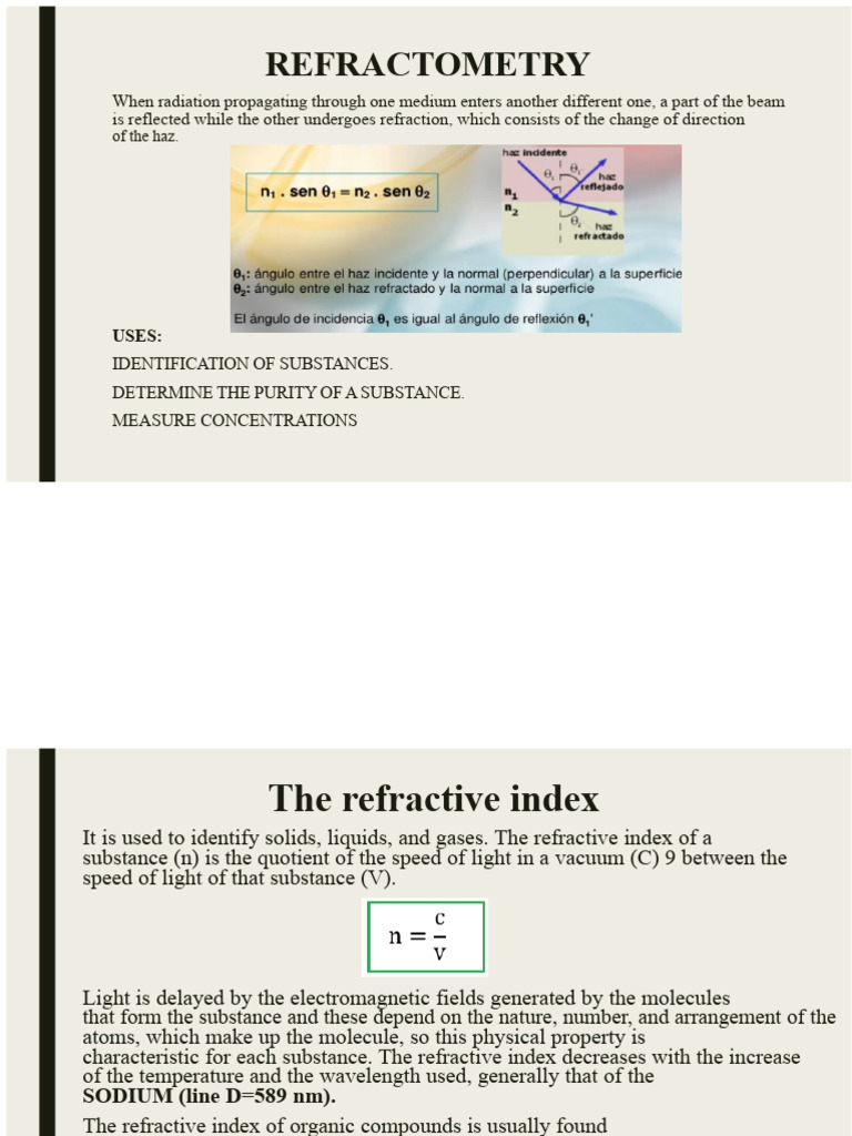 Refractive Index | PDF | Refractive Index | Light