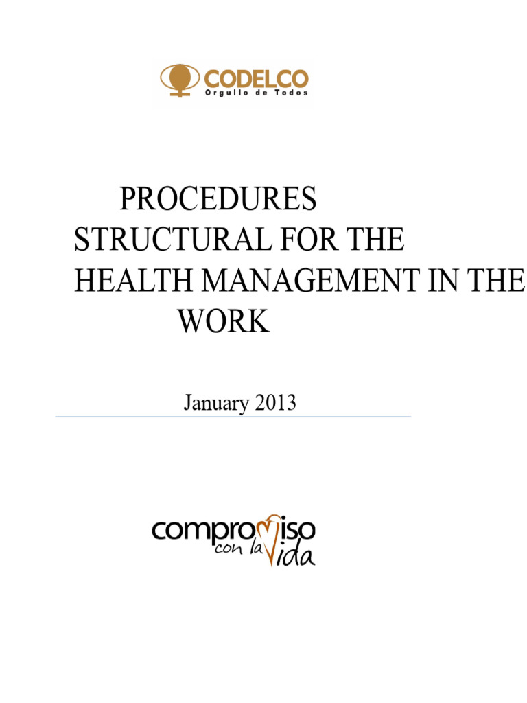 4 - Structural Procedure For The Management of EST 2013 | PDF ...