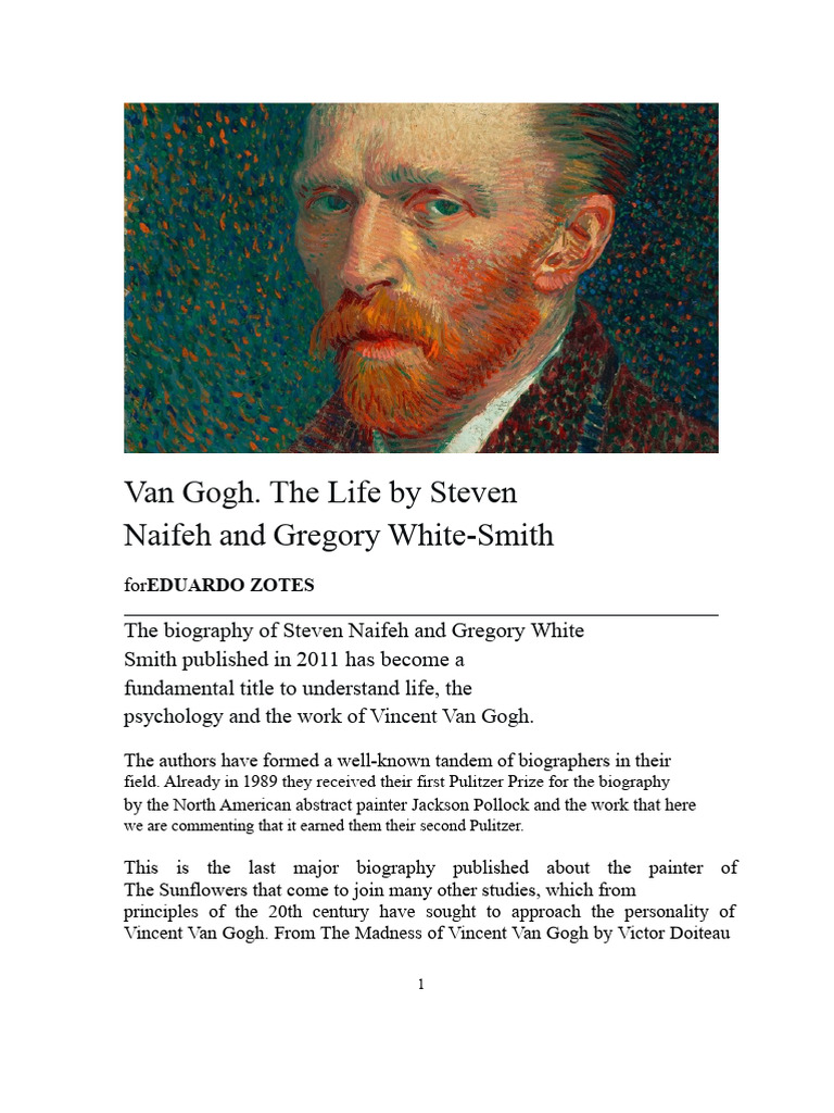 Van Gogh: The Life - A Comprehensive Biography | PDF | Vincent Van Gogh
