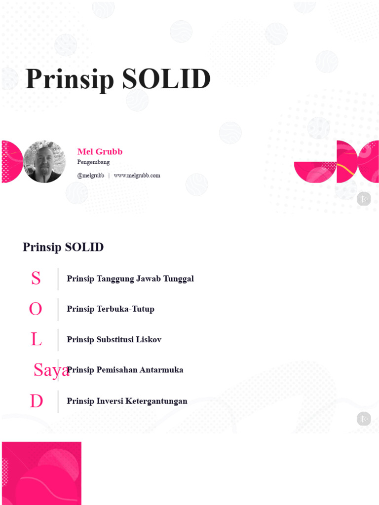 Slide Prinsip Solid | PDF