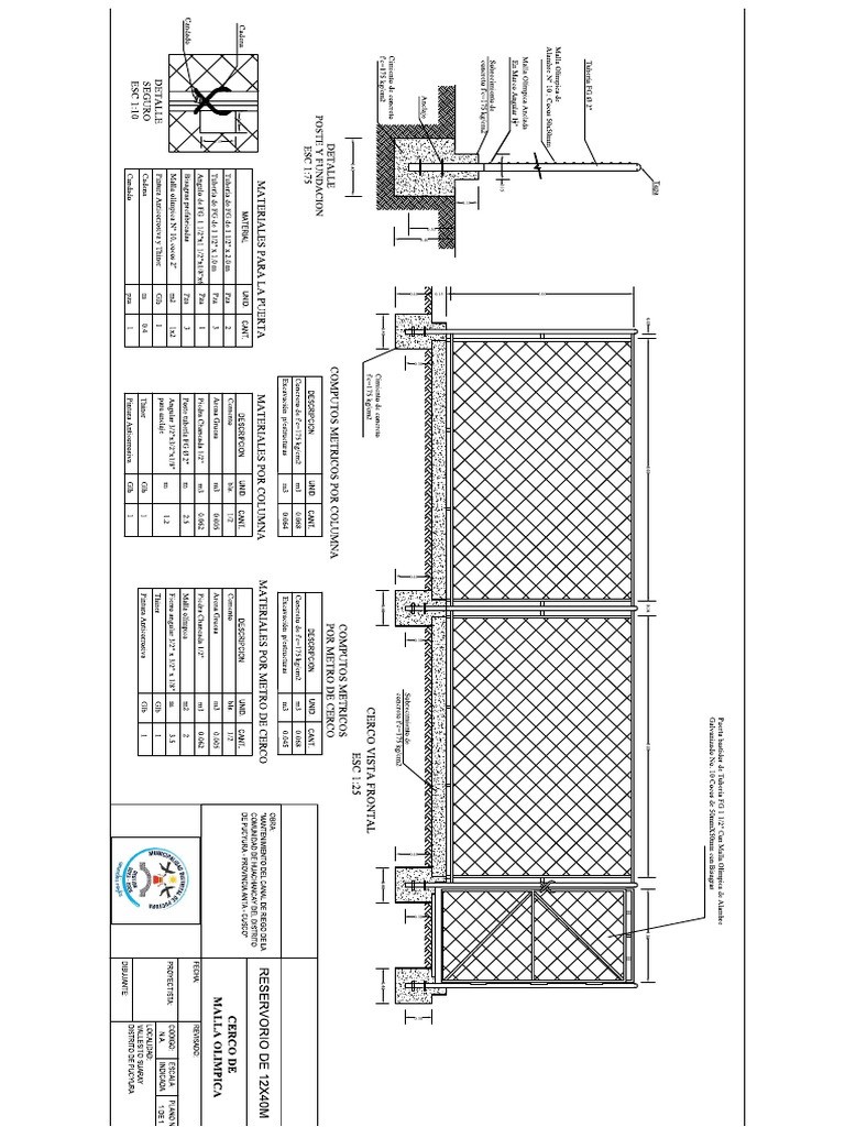 Perimeter Fence Detail 2 | PDF