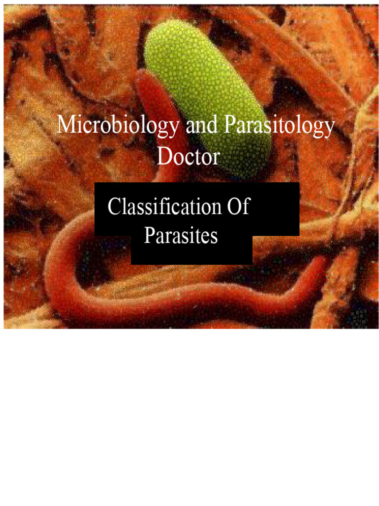 Classification of Parasites | PDF