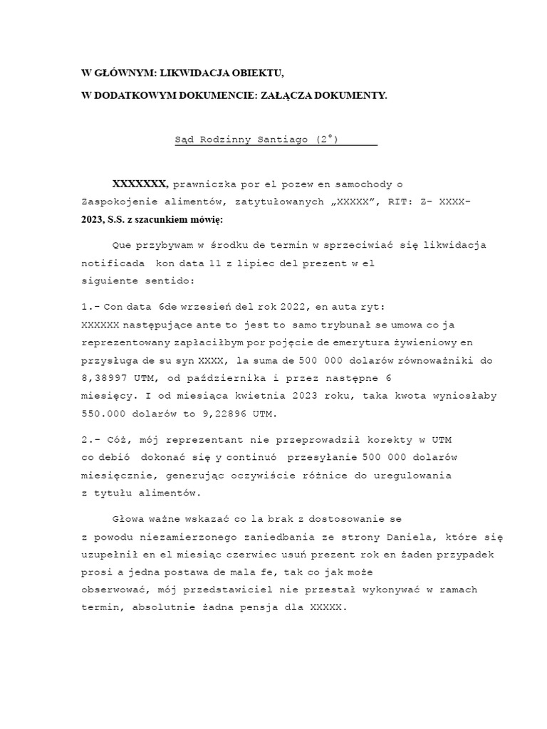 Obiekt Likwidacji | PDF