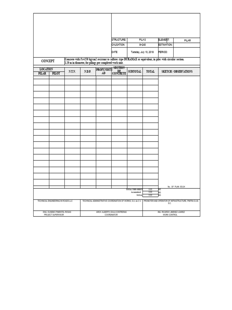 Concrete Generator Piles | PDF | Building Engineering | Components
