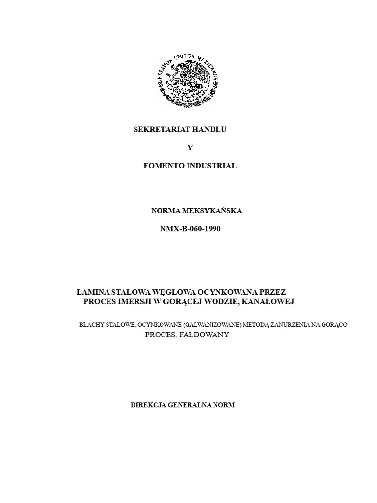 NMX B 060 1990 | PDF