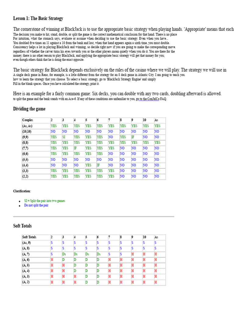 Card Counting in Blackjack 21 | PDF | Card Counting | Games Of Chance