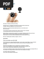 A9 Mini WiFi Camera User Manual | PDF | Mobile App | Wi Fi