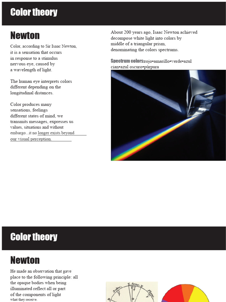 Color Theory | PDF | Color | Light