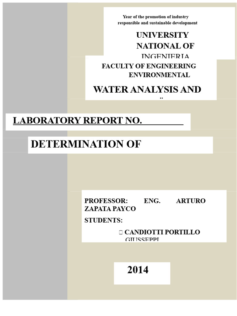 Water Hardness Analysis Report | PDF | Water | Environmental Science