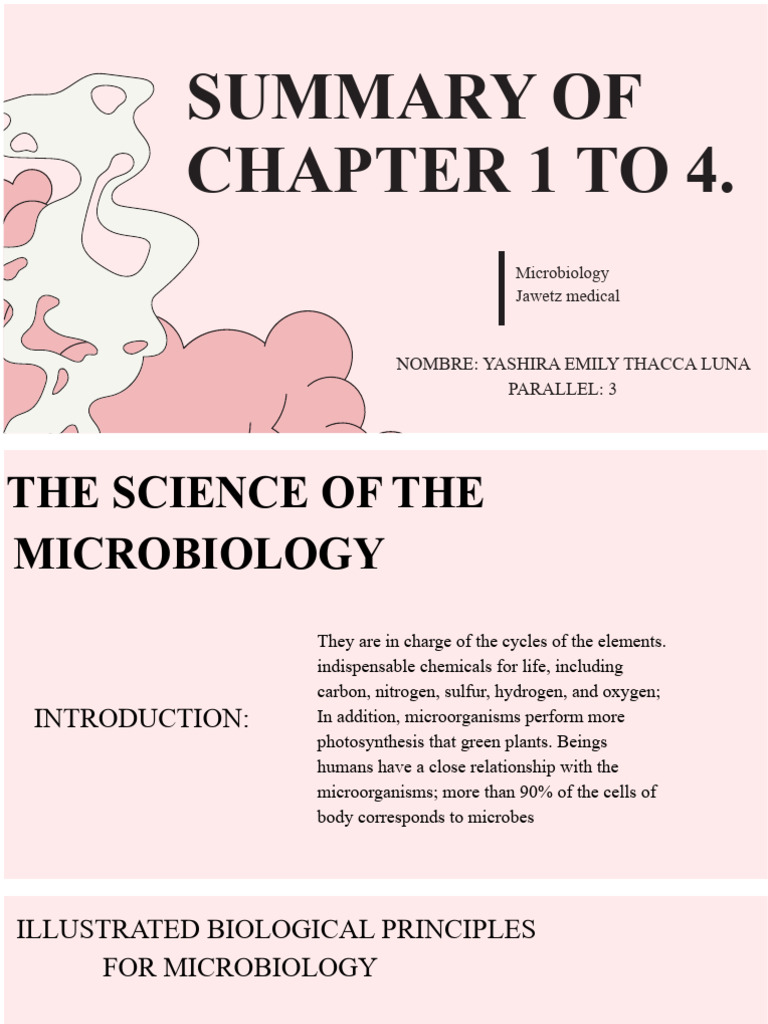 Microbiology Overview: Chapters 1-4 Summary | PDF | Bacteria | Cell ...