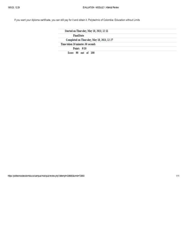 EVALUATION - MODULE 1 - Review of The Attempt | PDF | Investing | Dividend