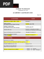 TUT 2026 Academic Calendar Overview | PDF | Academic Term