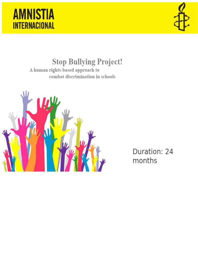 Presentation Project STOP Bullying | PDF | Bullying | Social Psychology
