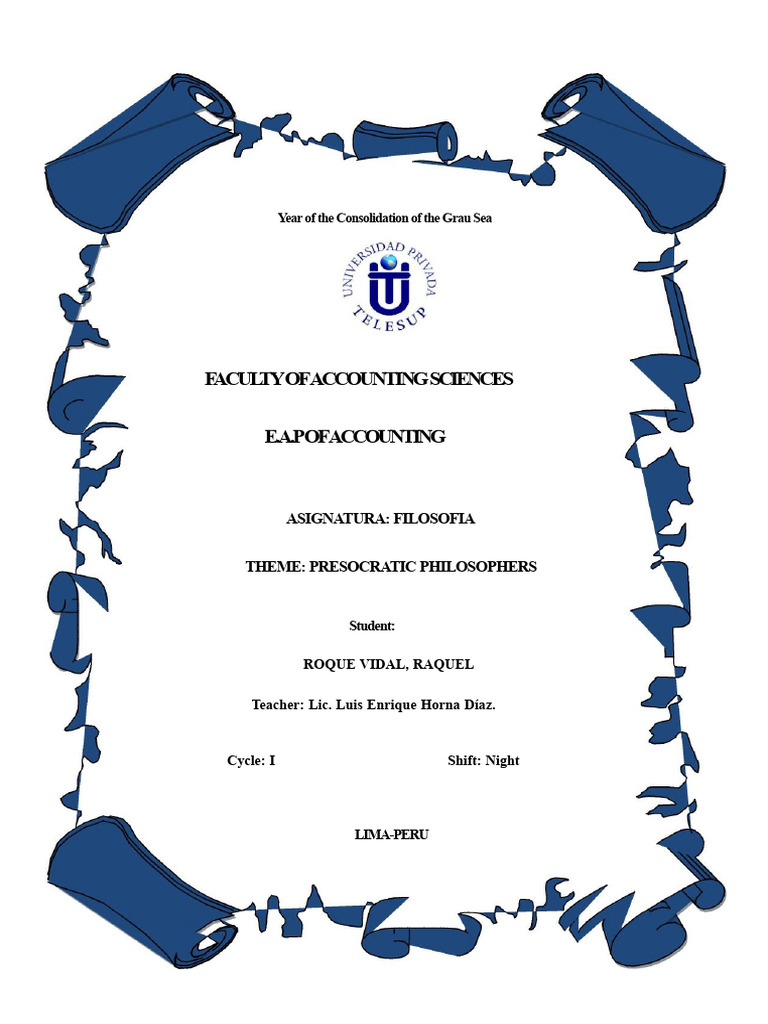 Monograph On Presocratic Philosophers | PDF | Pythagoras