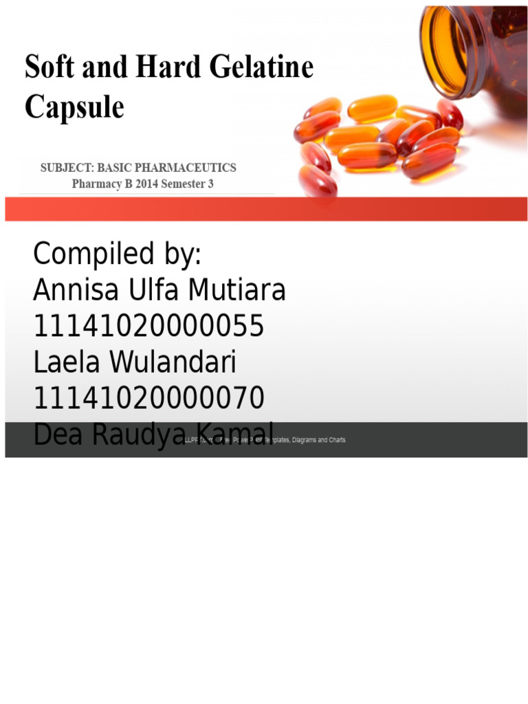 Soft vs Hard Gelatin Capsules Explained | PDF | Tablet (Pharmacy) | Gelatin