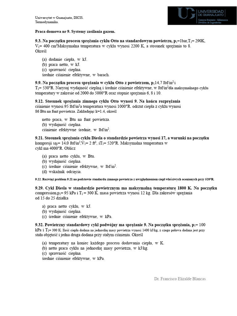 Praca domowa #9 | PDF