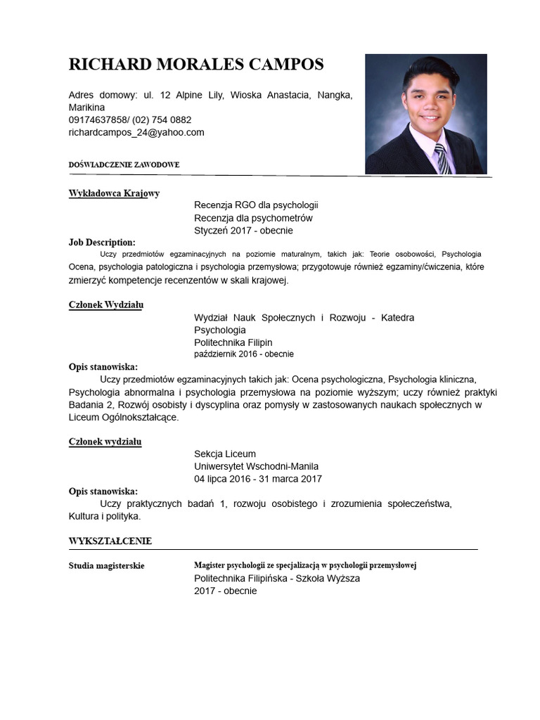 CV CamposRichard | PDF