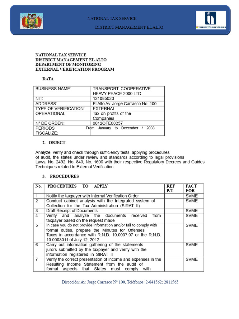 Soni Working Papers | PDF | Taxes | Audit