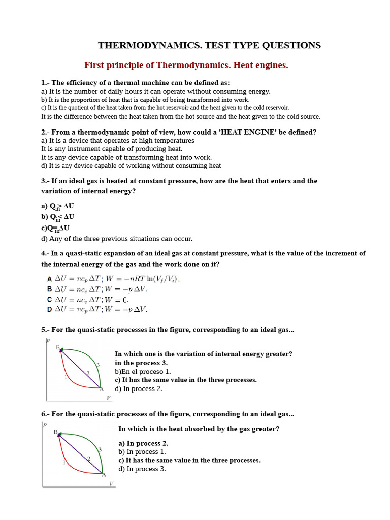 48003921-Test First Principle of Thermodynamics-Thermal Machines 2 ...