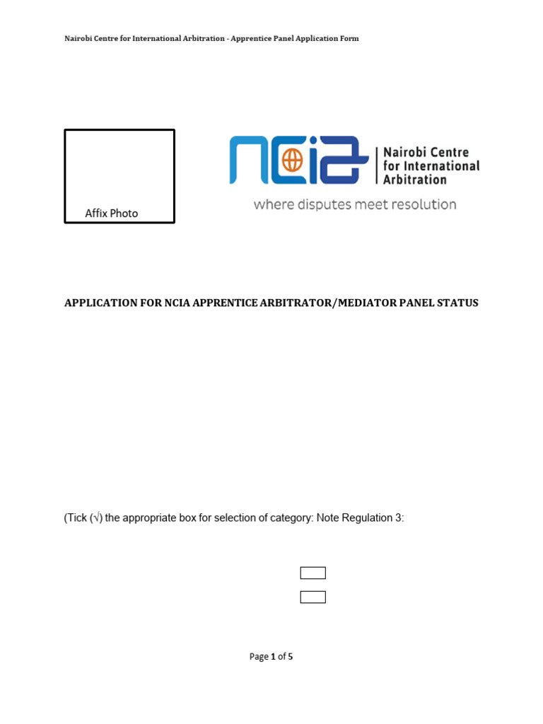 Apprentice Application Form | PDF | Mediation