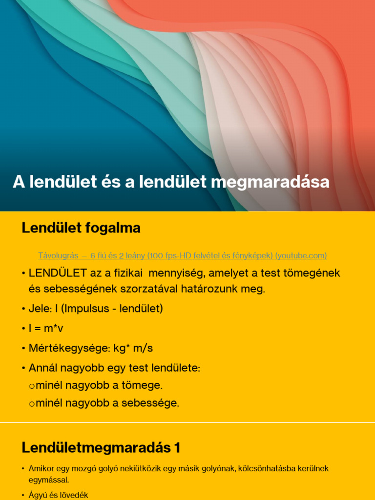Lendület | PDF