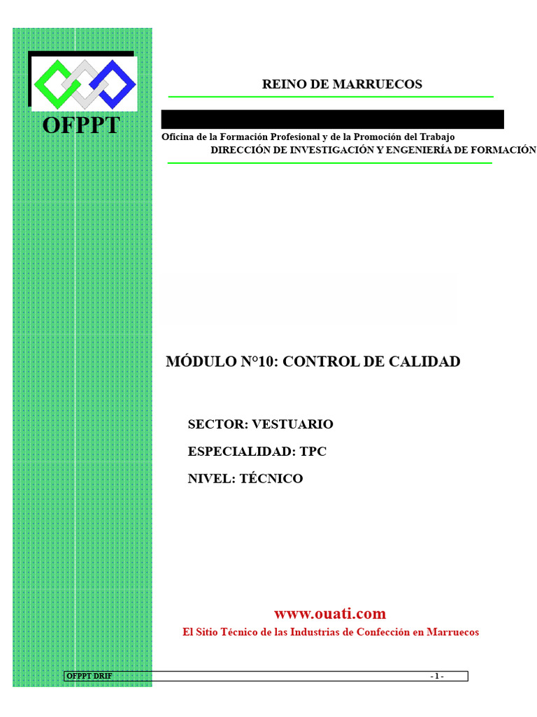 Q 01 Control de La Calidad | PDF | Calidad (comercial) | Laboratorios