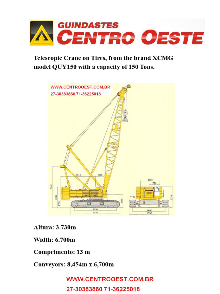 Crane Table 150T | PDF